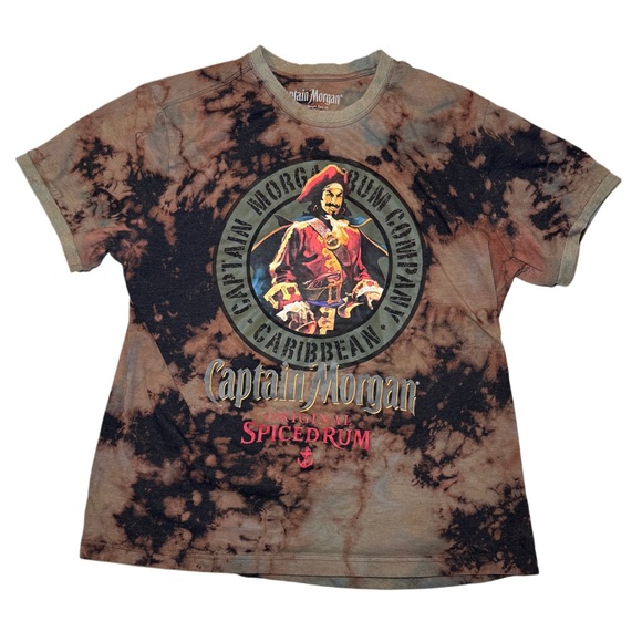 Captain Morgan | Shirts | Captain Morgan Spiced Rum Tie Dye Tee | Poshmark